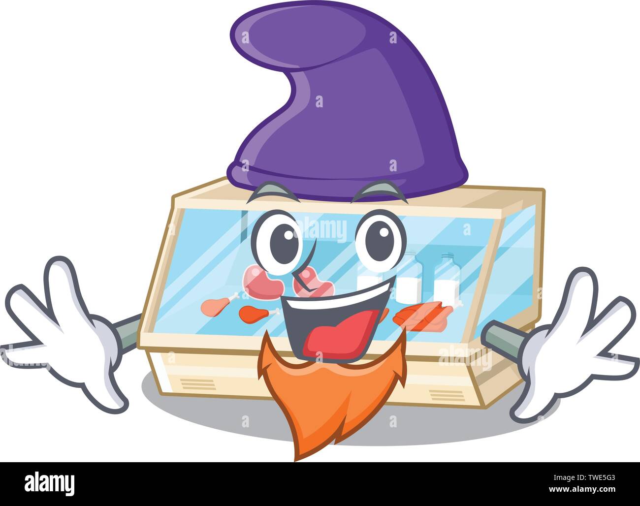 Elf trade counter in the mascot shape Stock Vector Image & Art - Alamy