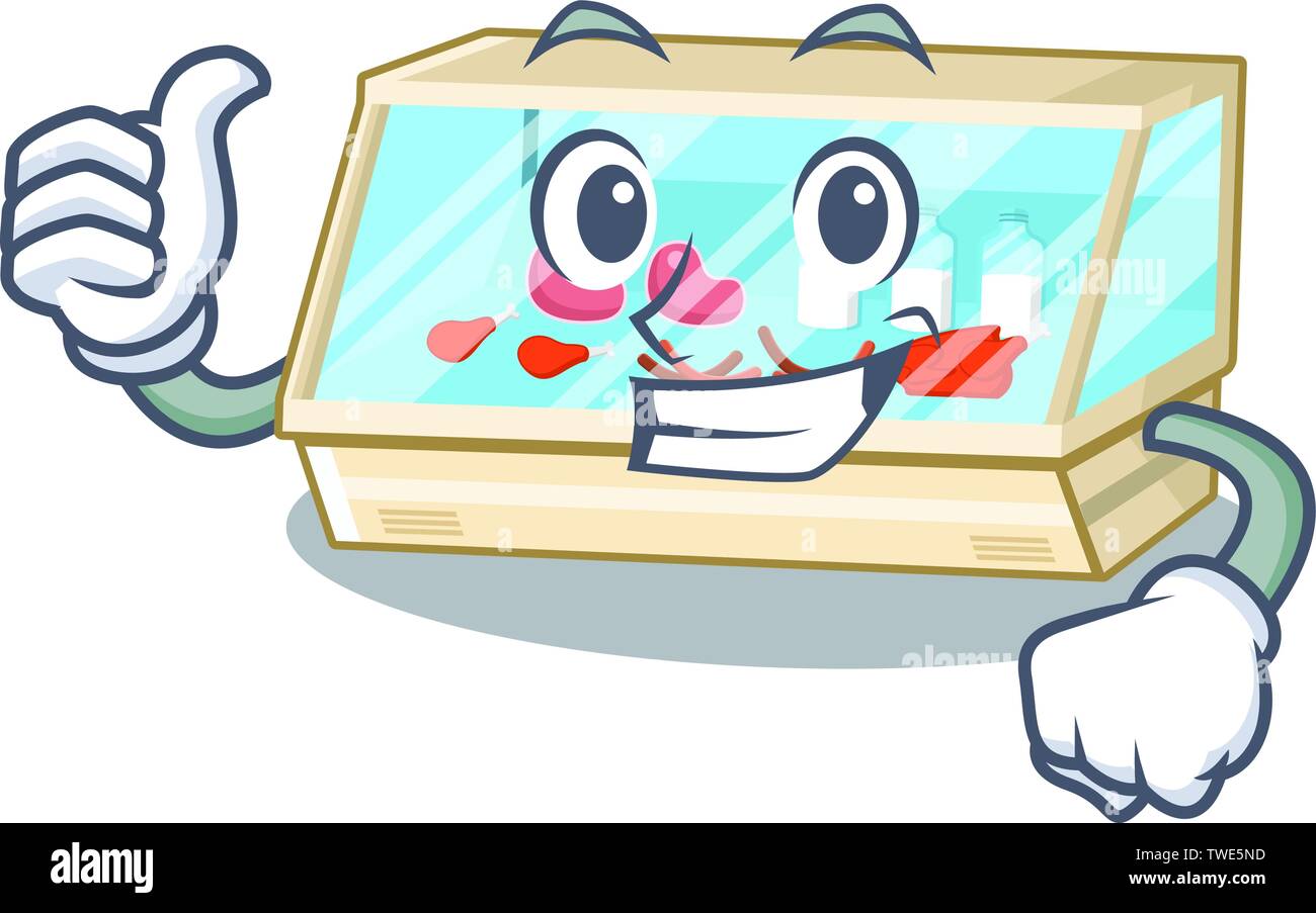 Thumbs up trade counter next to cartoon tables Stock Vector Image & Art ...