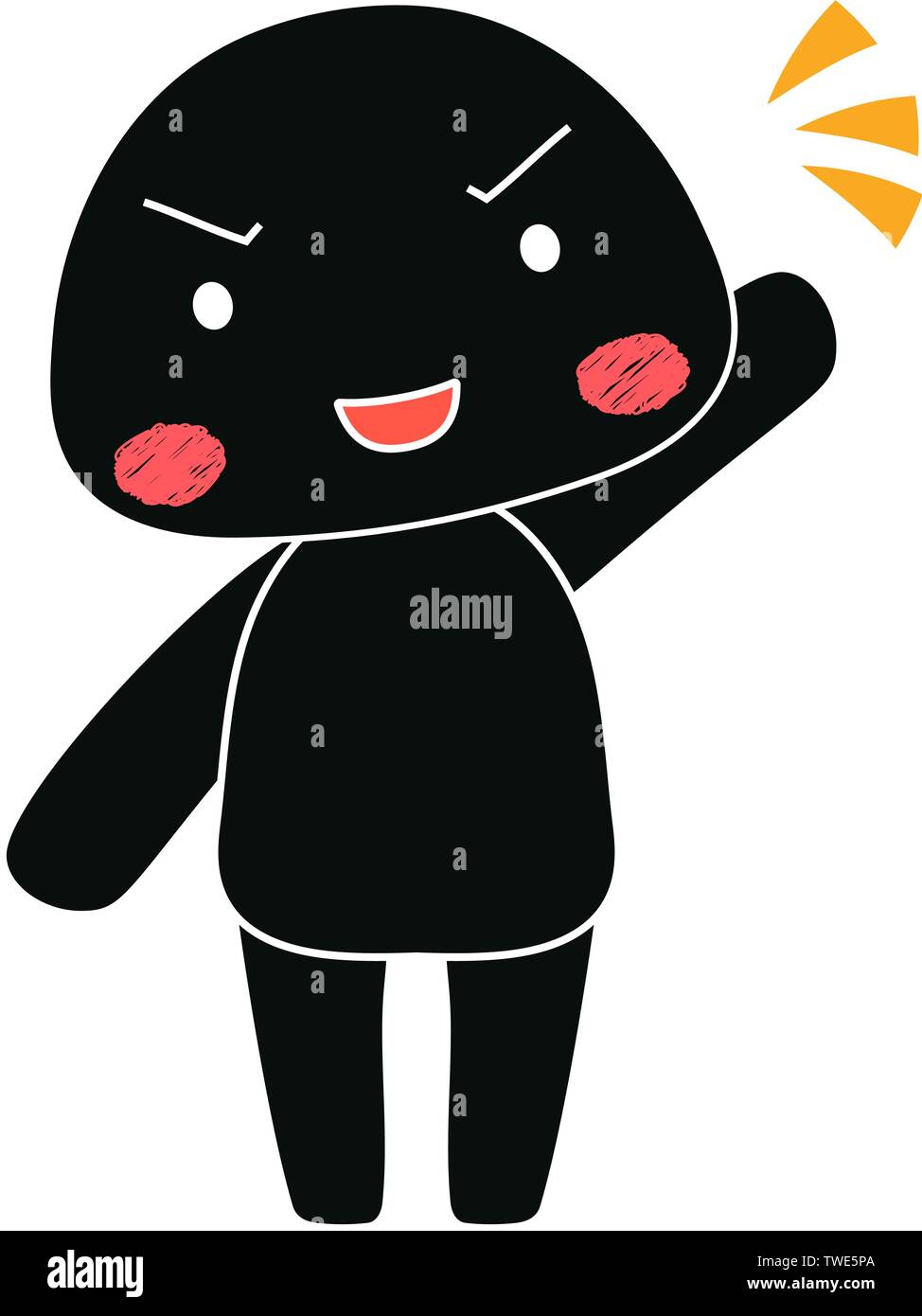 This is an illustration of the cute White man character Stock Vector ...