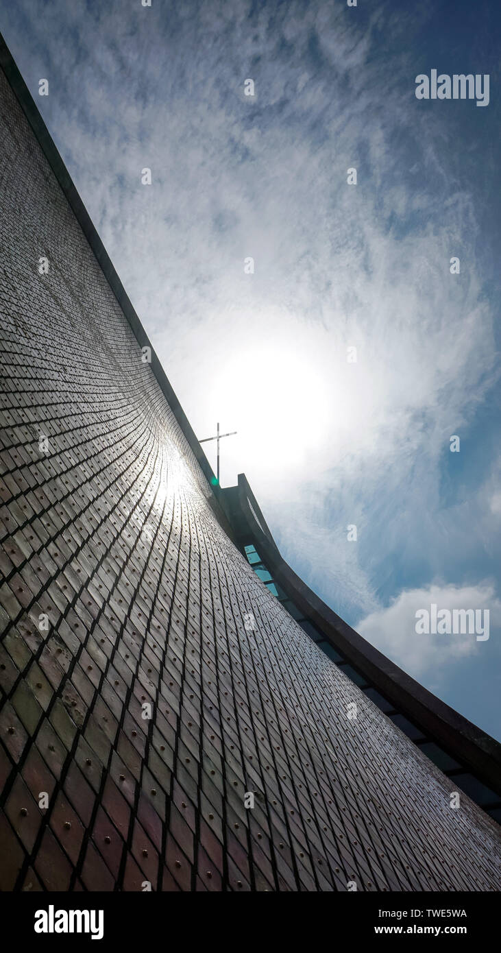 The Lusii Church in Taiwan is located in Donghai University. It is a ...