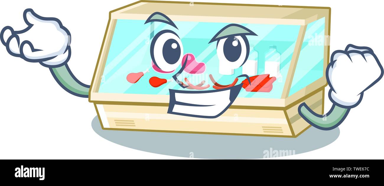 Successful trade counter next to cartoon tables Stock Vector Image ...