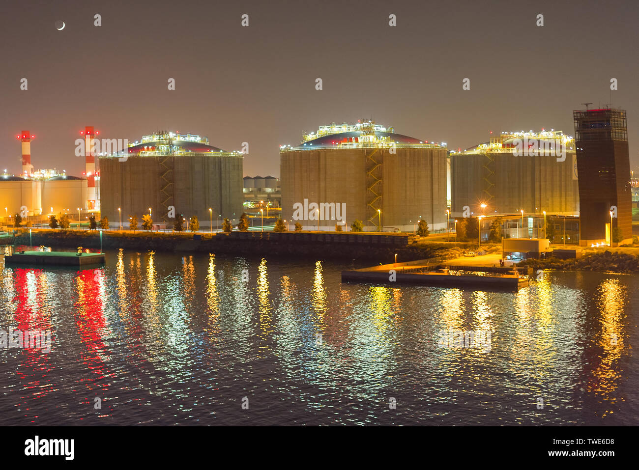 Barcelona container terminal hi-res stock photography and images - Alamy