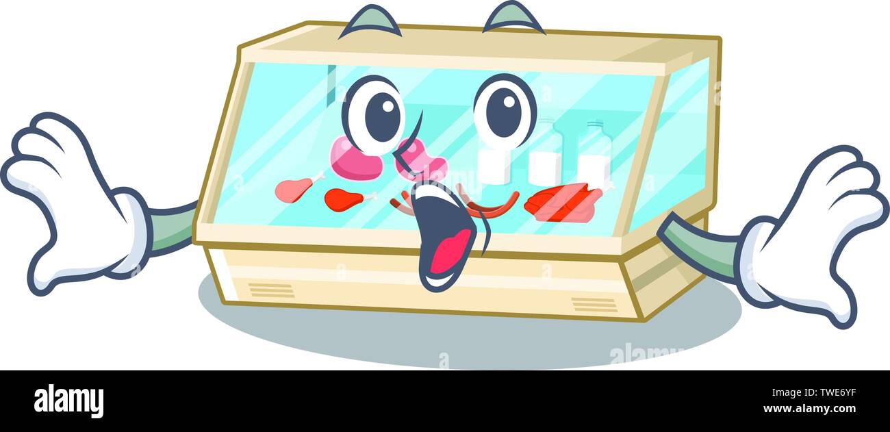 Surprised trade counter isolated in the character Stock Vector Image ...