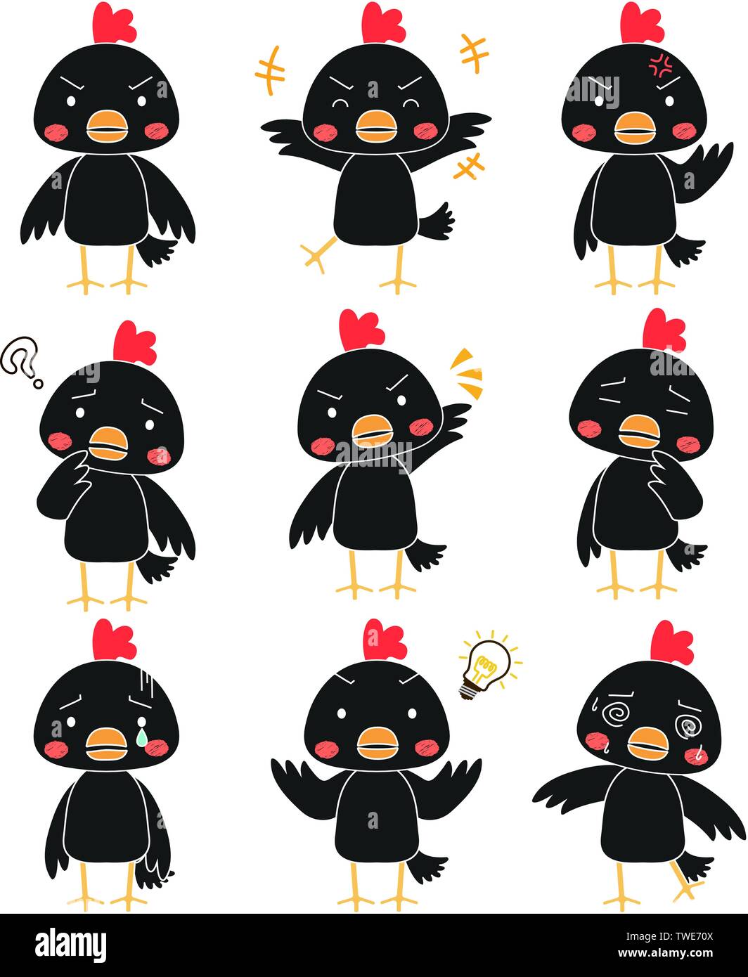 This is an illustration of a Full-length illustration of the cute brown ...