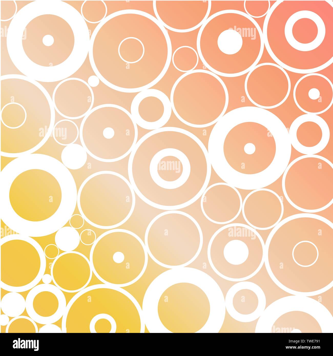 70s wallpaper orange Stock Vector Images - Alamy