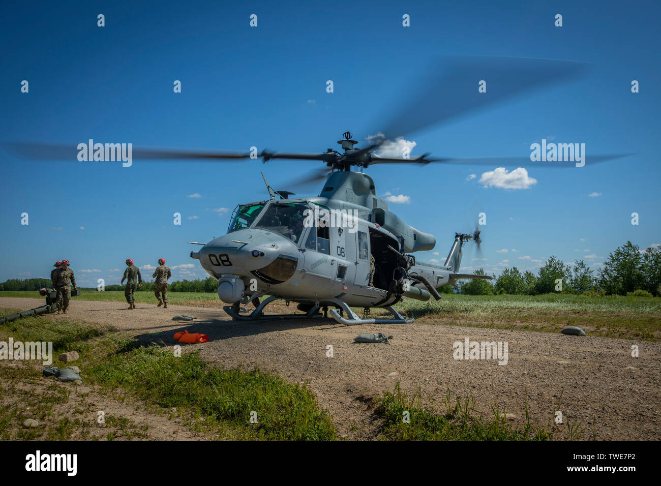 A UH-1Y Venom with Marine Light Attack Helicopter Squadron 775, Marine ...