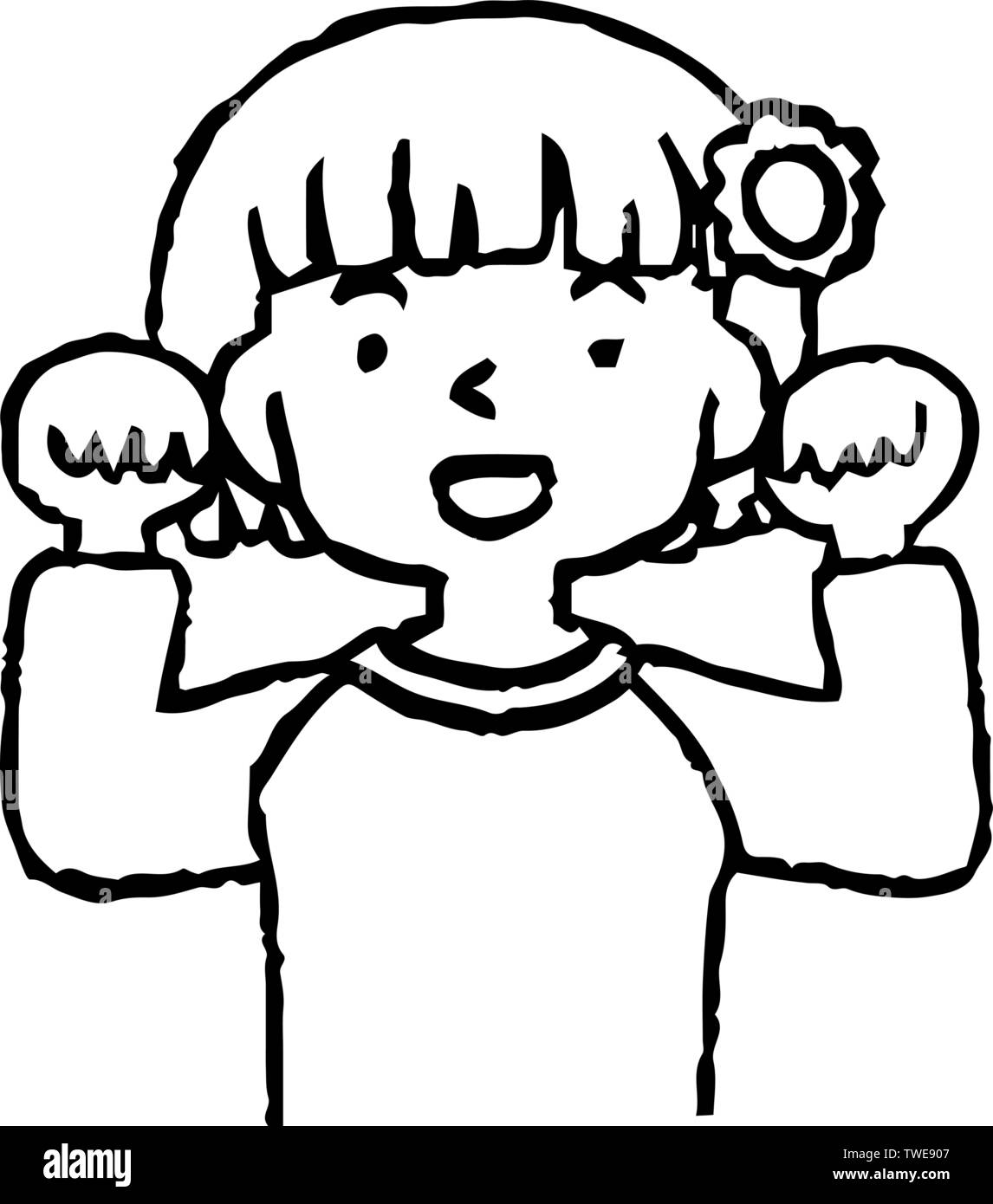 This is an illustration of Illustration of women of various ages Stock ...