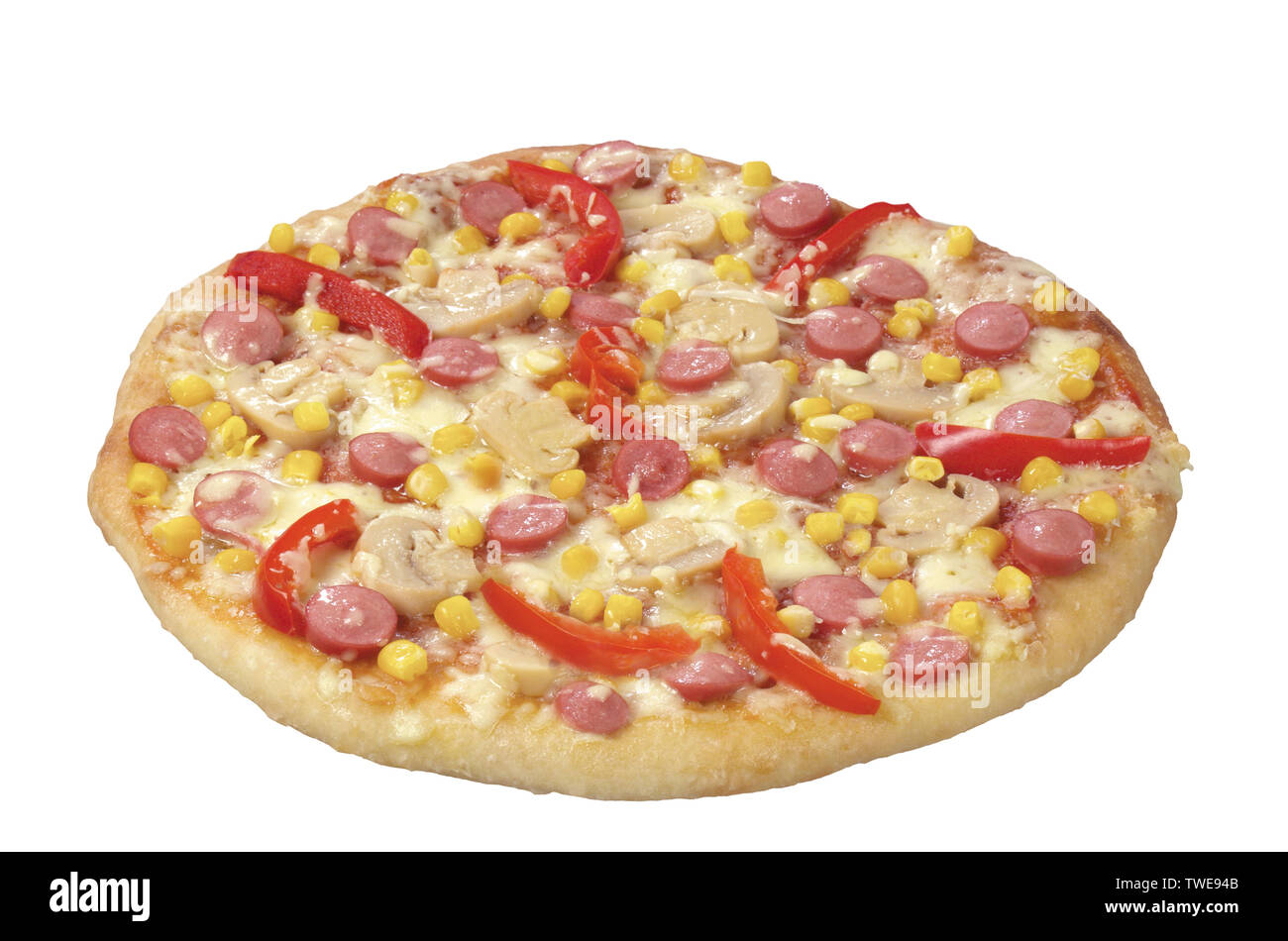 Cheese pizza, pie, no background Cut Out Stock Images & Pictures - Alamy