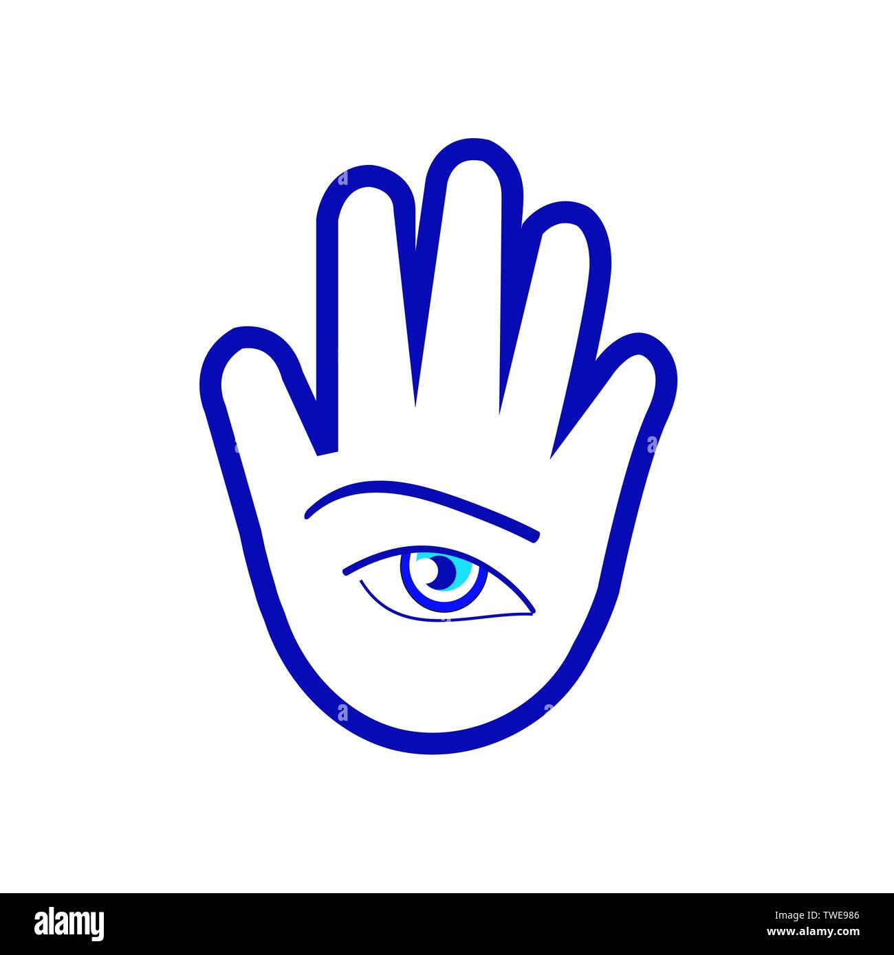 Palmistry vintage Stock Vector Images - Alamy