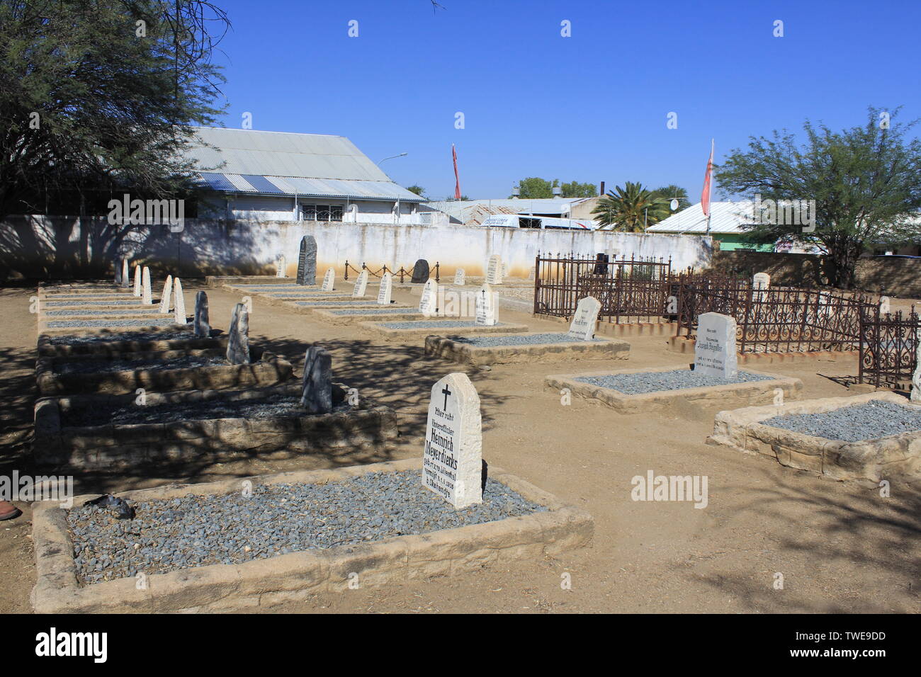 Okahandja, Namibia. 04th June, 2019. At a Lutheran church founded by ...