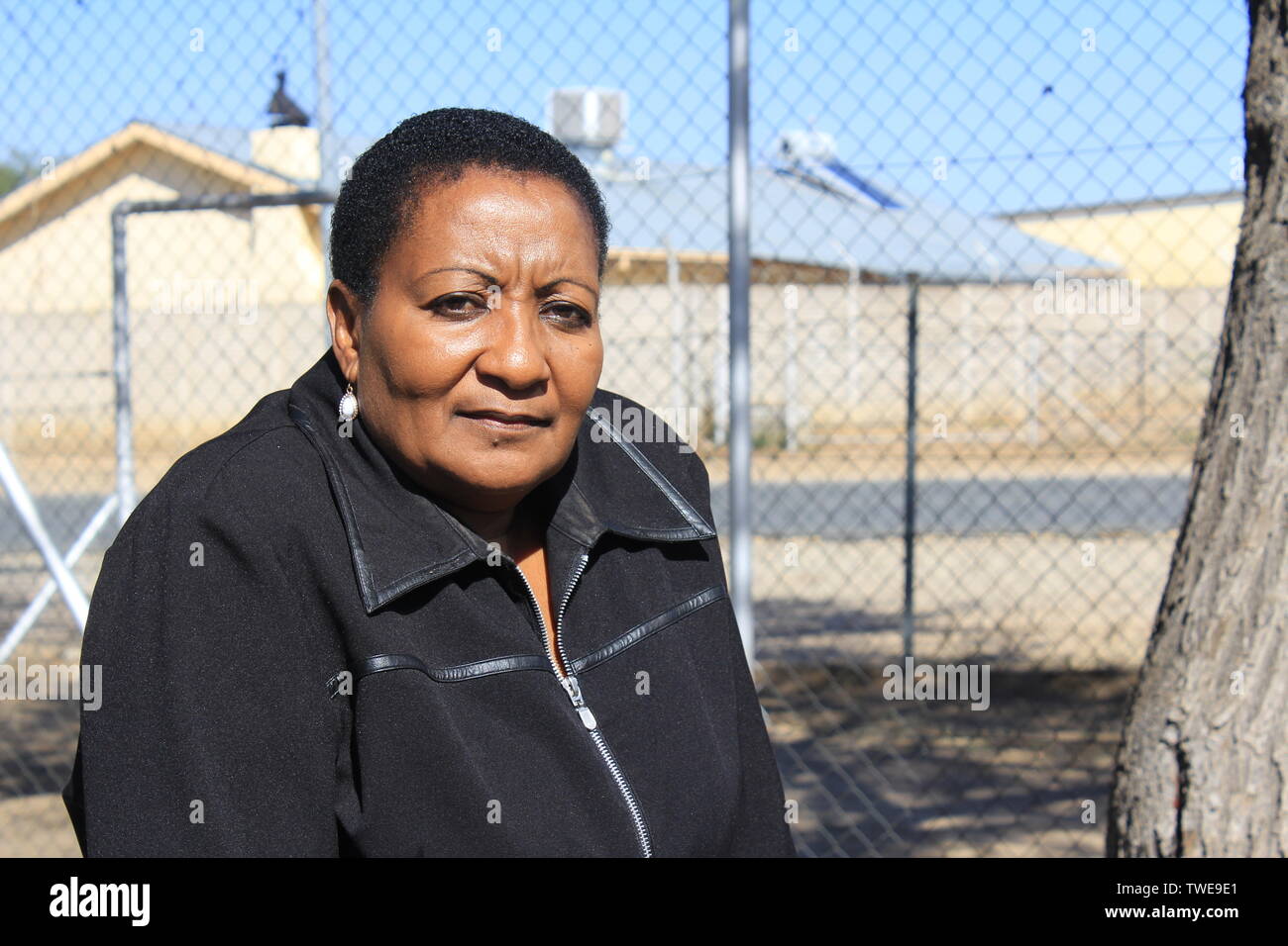 Okahandja, Namibia. 04th June, 2019. The herero activist Esther Utjiua ...