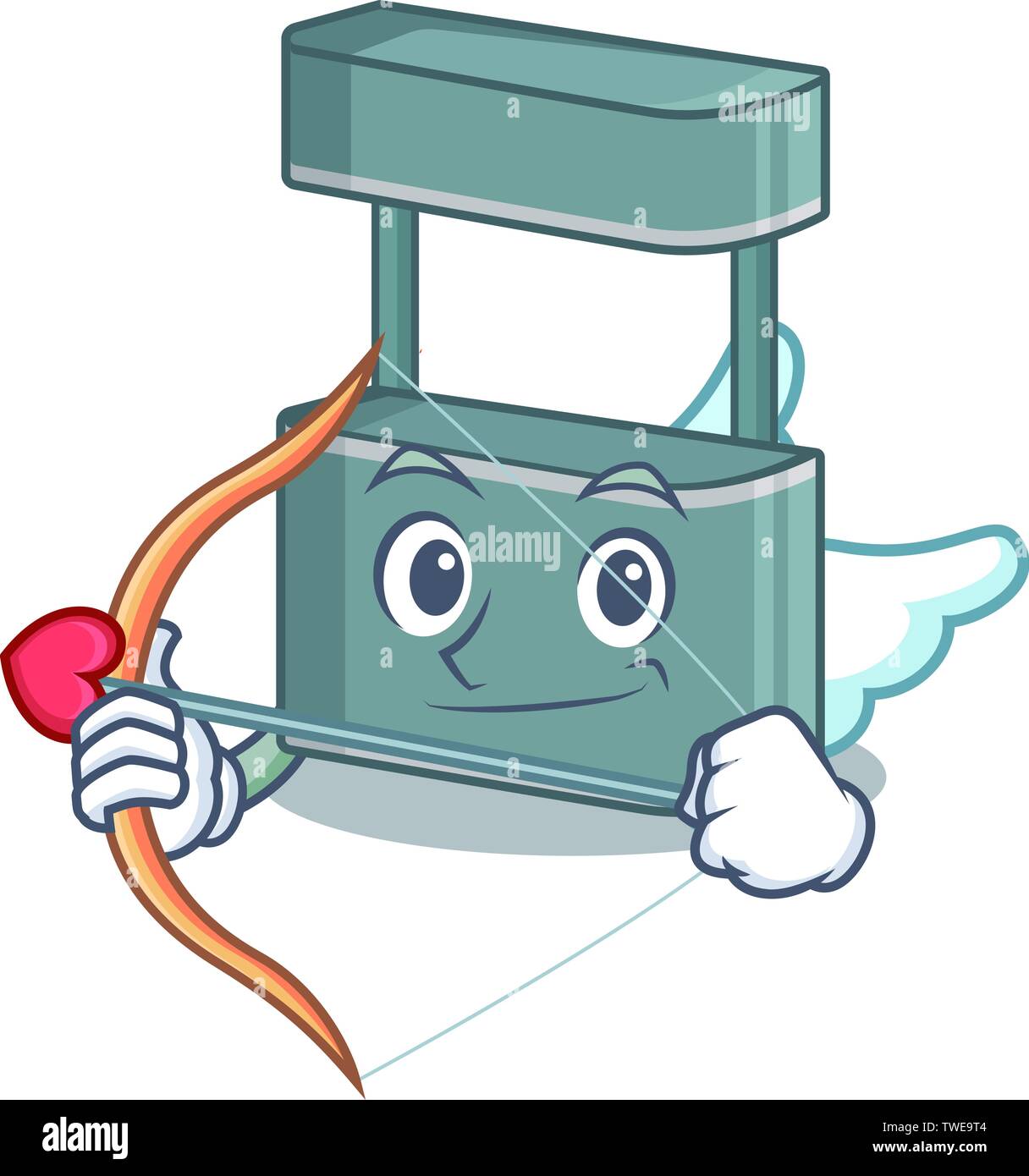 Cupid trade stand isolated in the cartoon Stock Vector Image & Art - Alamy