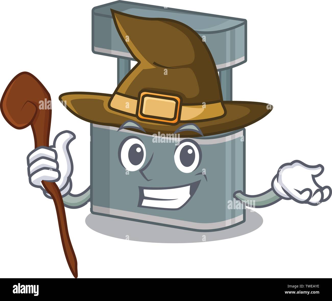 Witch trade stand on the cartoon roadside Stock Vector Image & Art - Alamy