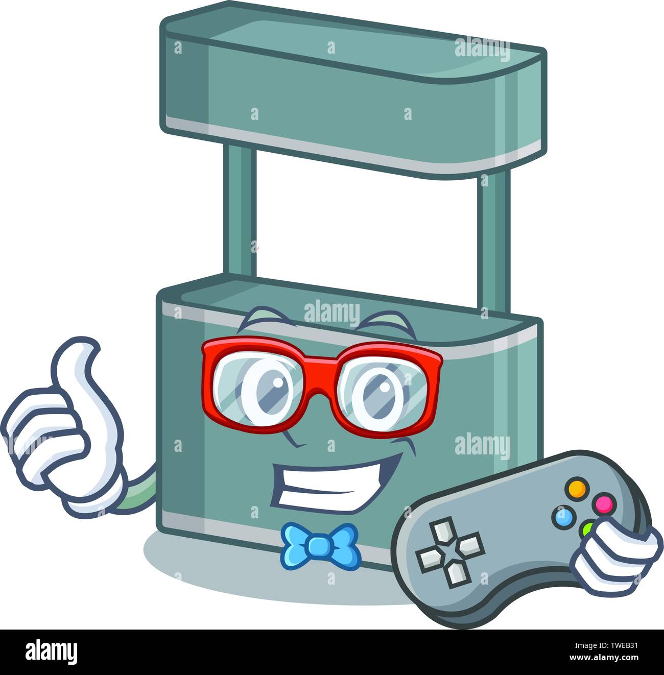 Gaming store display Stock Vector Images - Alamy