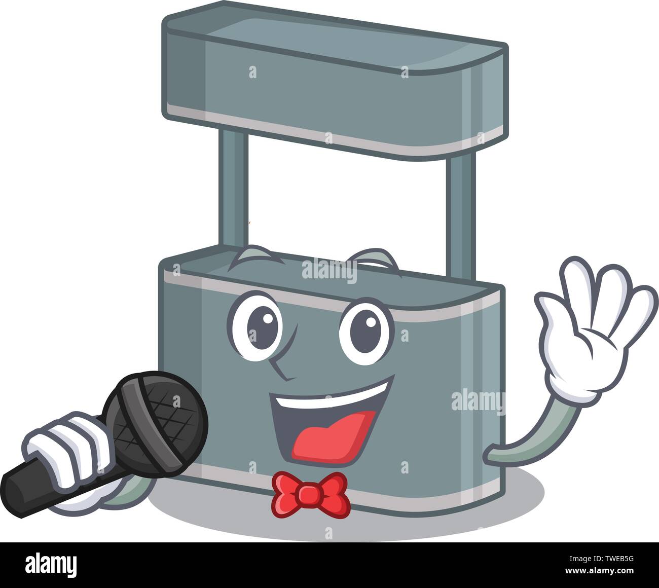 Singing display Stock Vector Images - Alamy