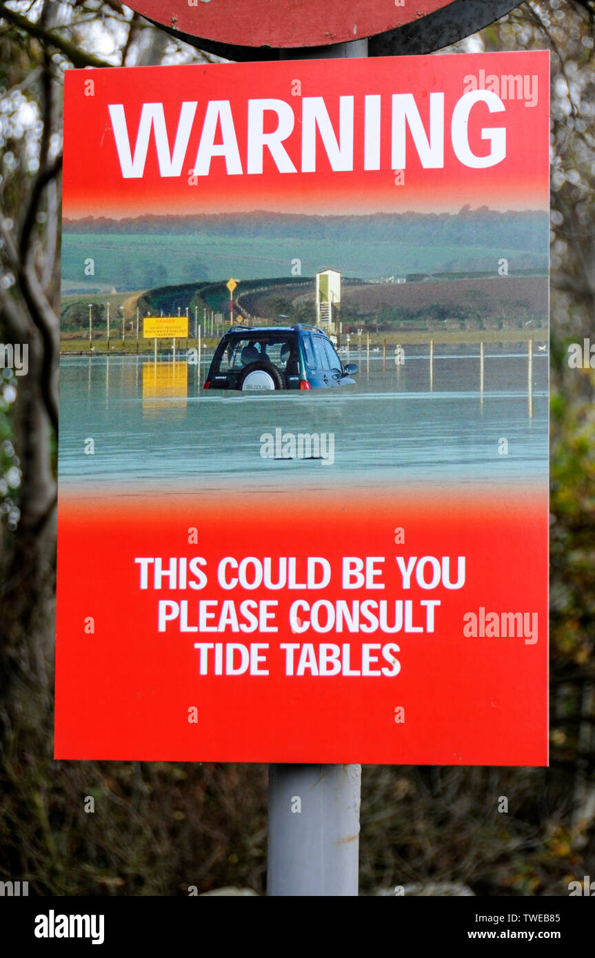 English road warning sign hi-res stock photography and images - Alamy
