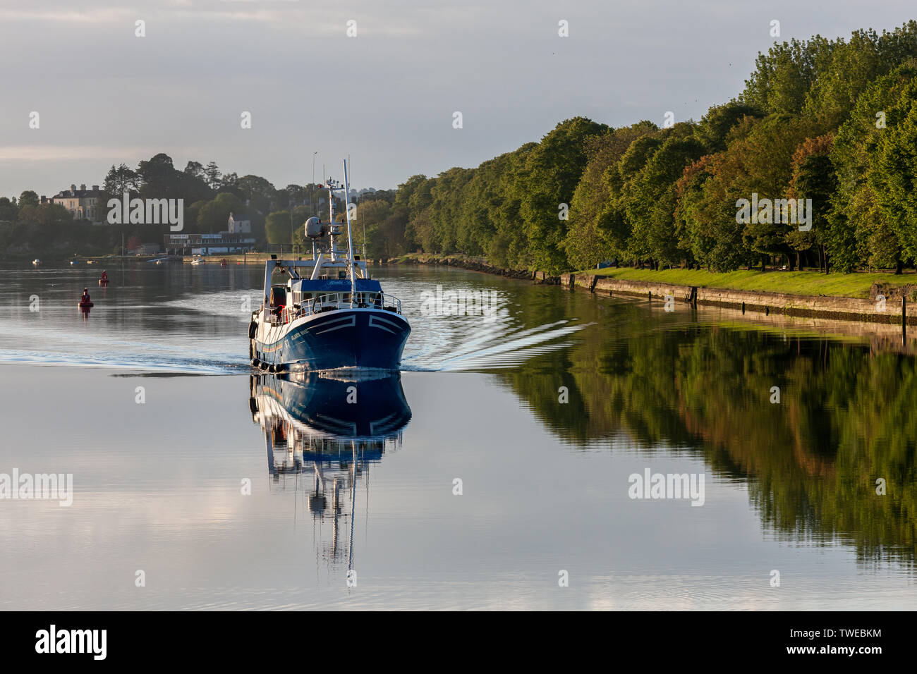 Cork City, Cork, Ireland. 20th June, 2019. A bright summer morning as ...