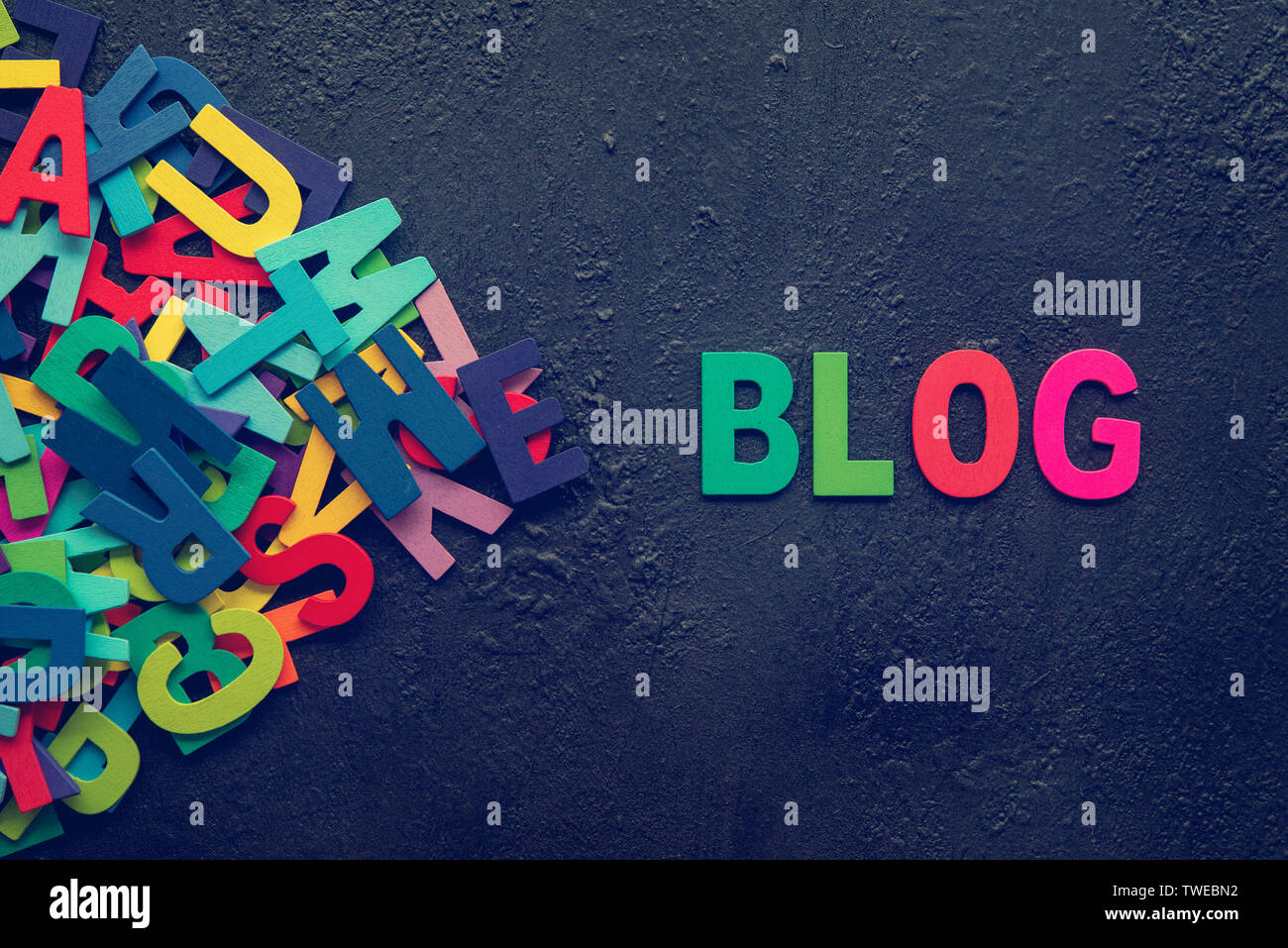 Wooden letter blocks forming word hi-res stock photography and images ...