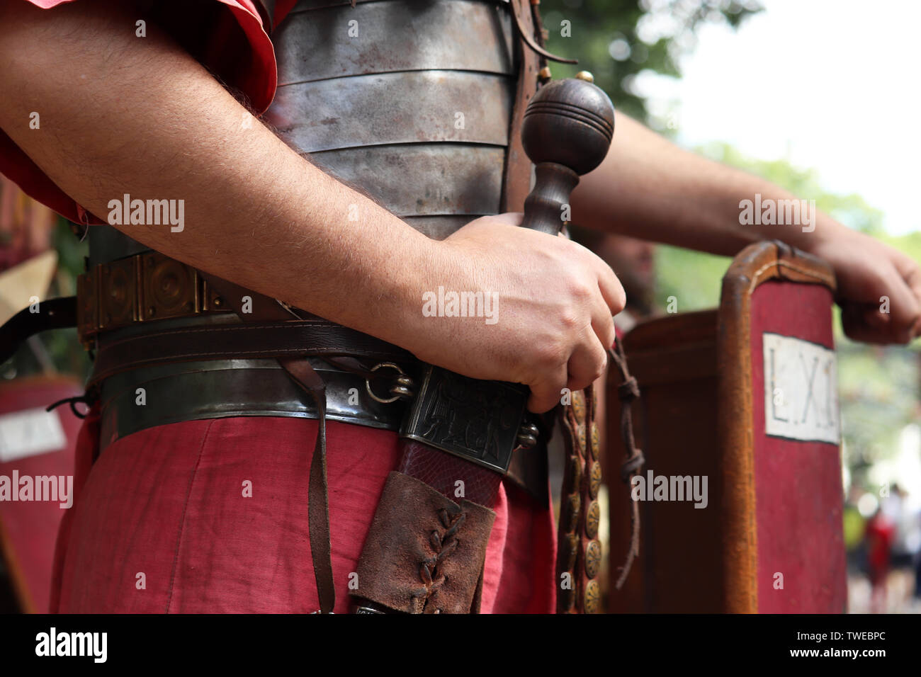 Armor of roman soldier hi-res stock photography and images - Alamy