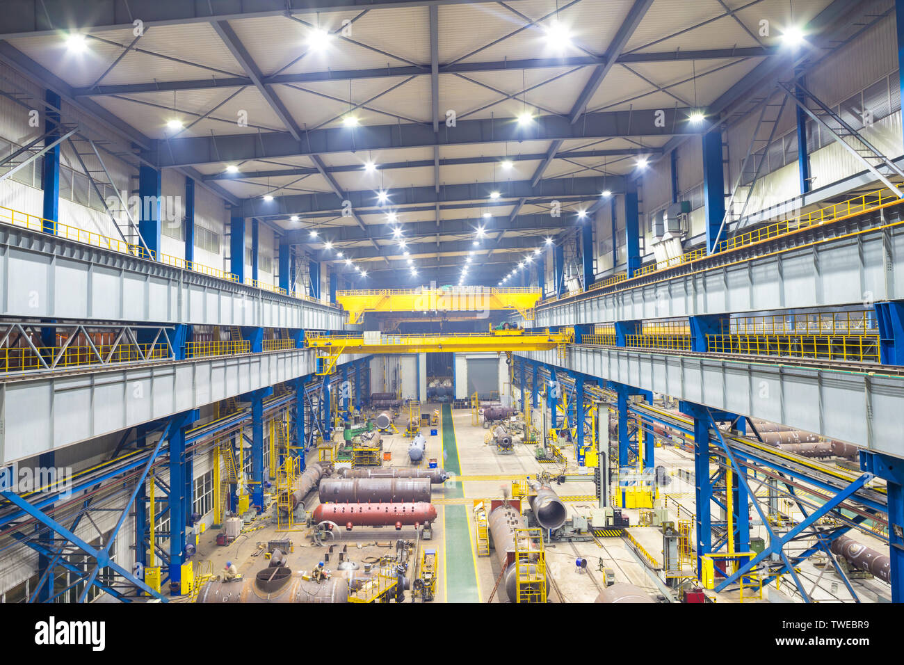 Interior of factory workshop Stock Photo - Alamy