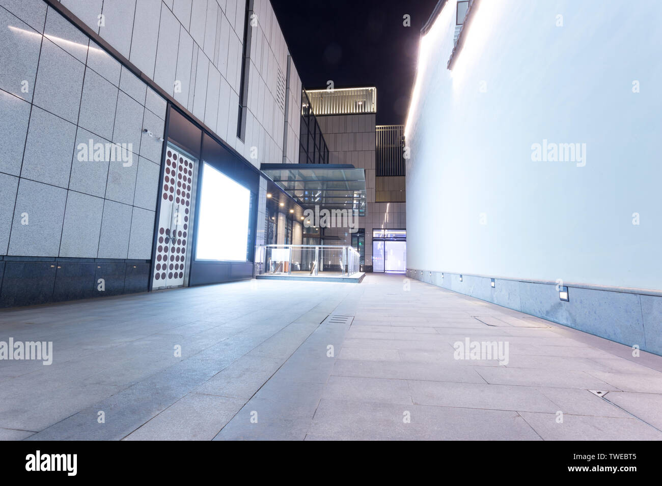 Modern archai zzed commercial photography Stock Photo - Alamy