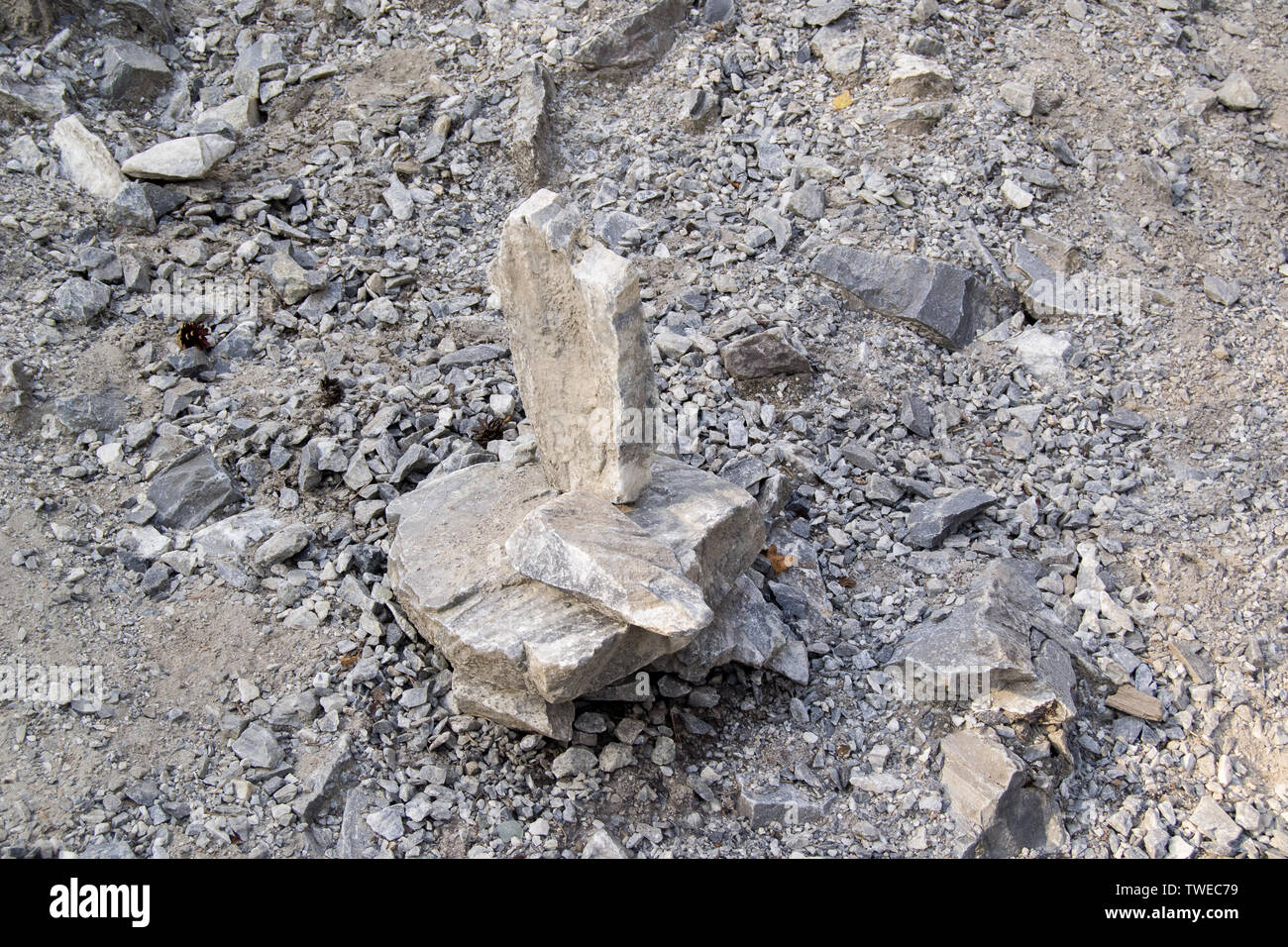 stones on each other and on a stone background Stock Photo - Alamy