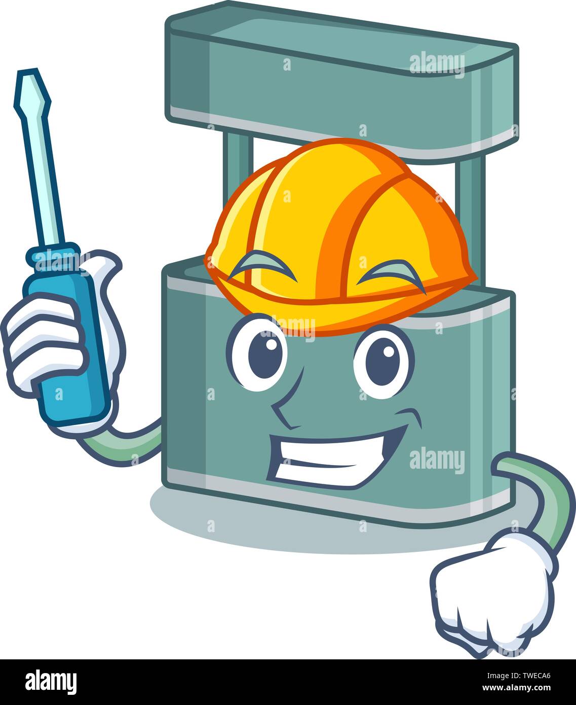 Automotive toy trade stand on a mascot Stock Vector Image & Art - Alamy