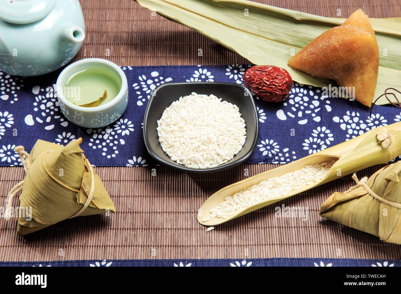 Traditional Chinese snacks - Zongzi Stock Photo - Alamy