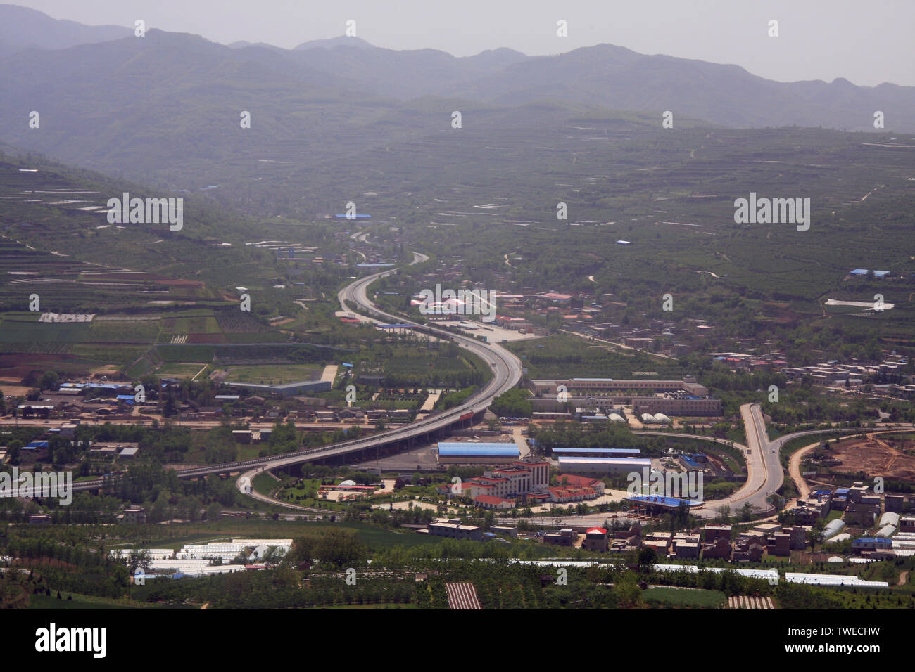 On May 12, 2018, Ganquan Gully on Cuishan, Ganquan Town, Maiji District ...