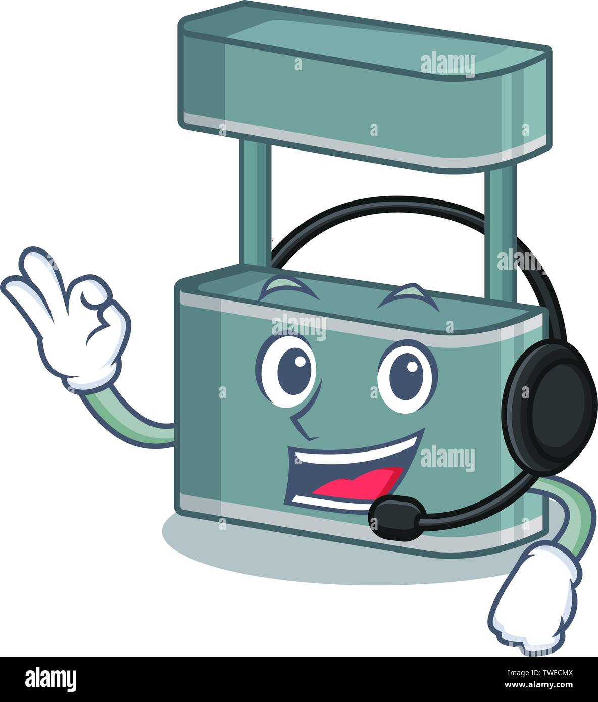 Headphone stand Stock Vector Images - Alamy