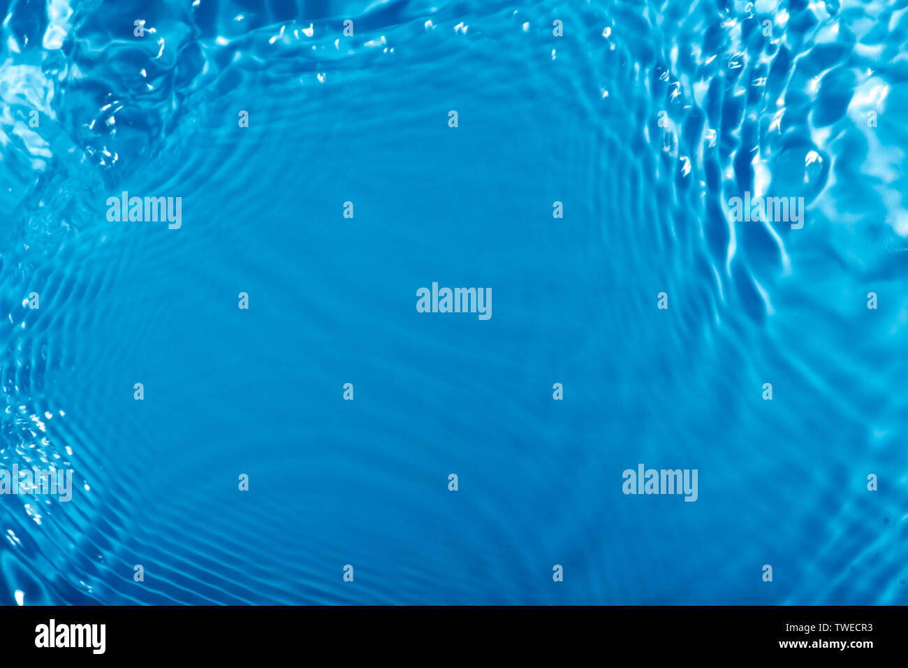 Crystal clear water ripples Stock Photo - Alamy