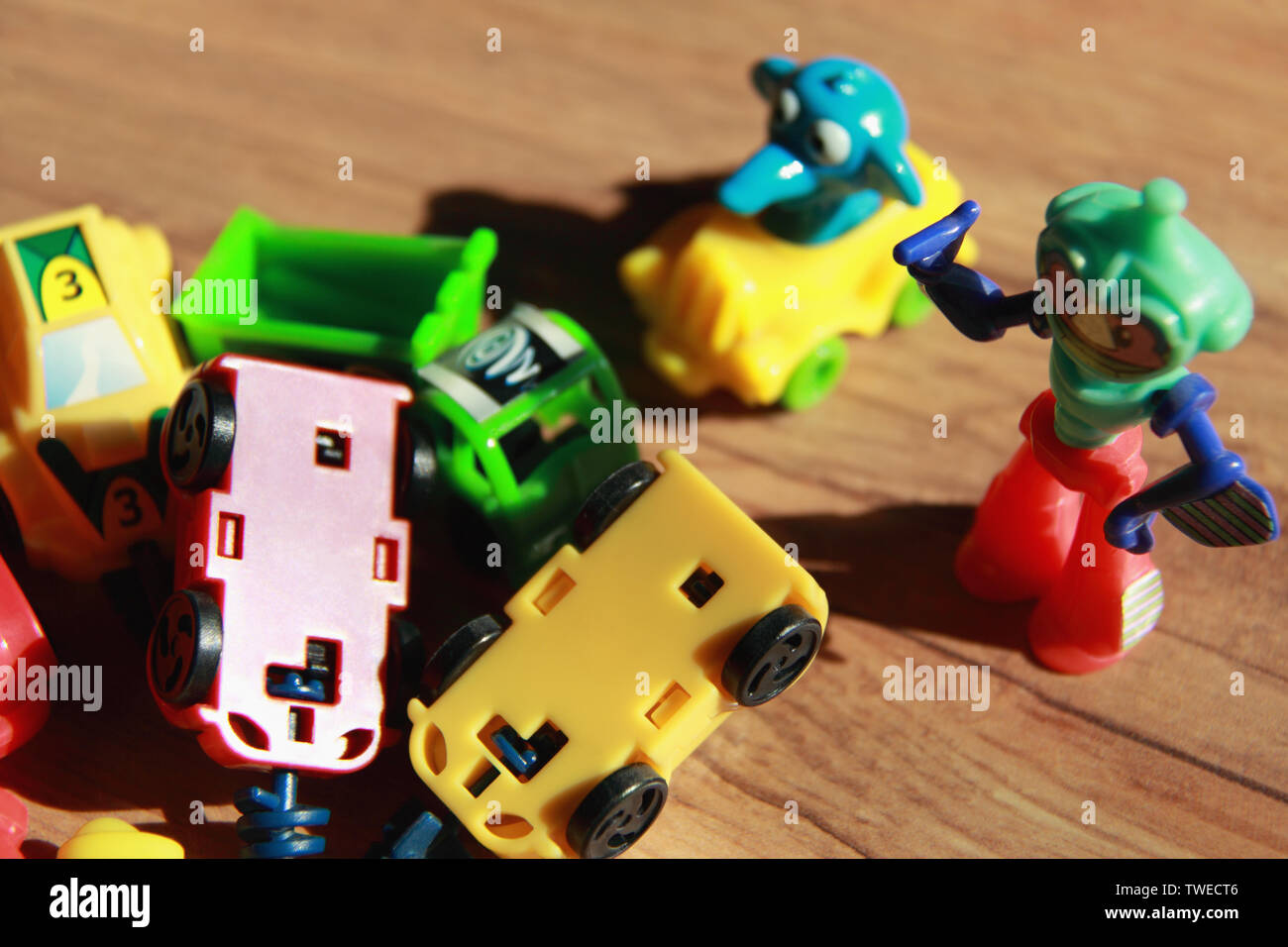 Top view group miniature hi-res stock photography and images - Alamy