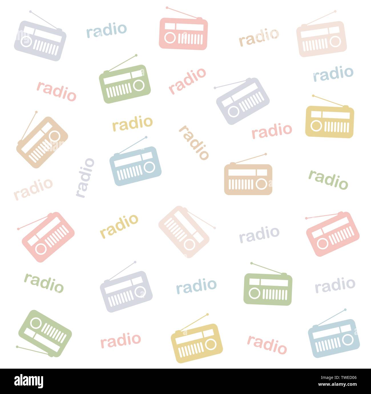 Radio show poster Stock Vector Images - Alamy