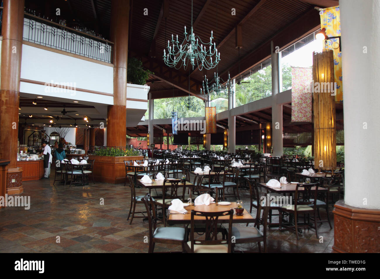 Interiors of a restaurant, Malaysia Stock Photo - Alamy