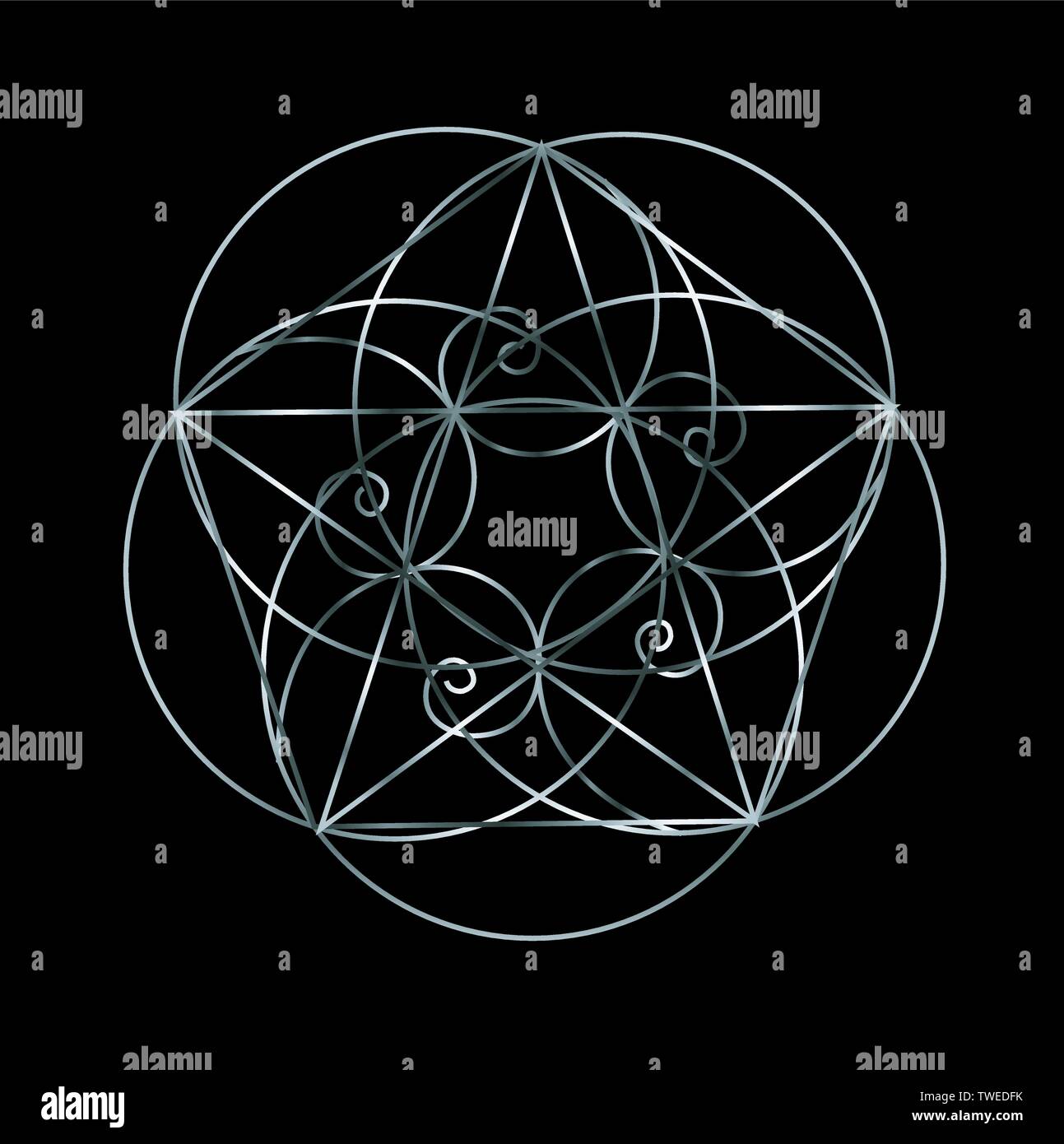 Fibonacci geometry Stock Vector Images - Alamy