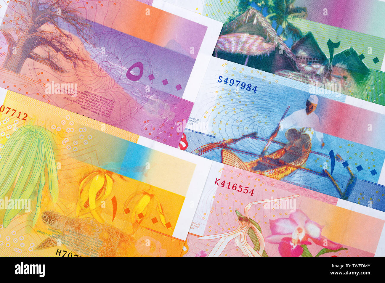 Comorian Franc a business background Stock Photo - Alamy