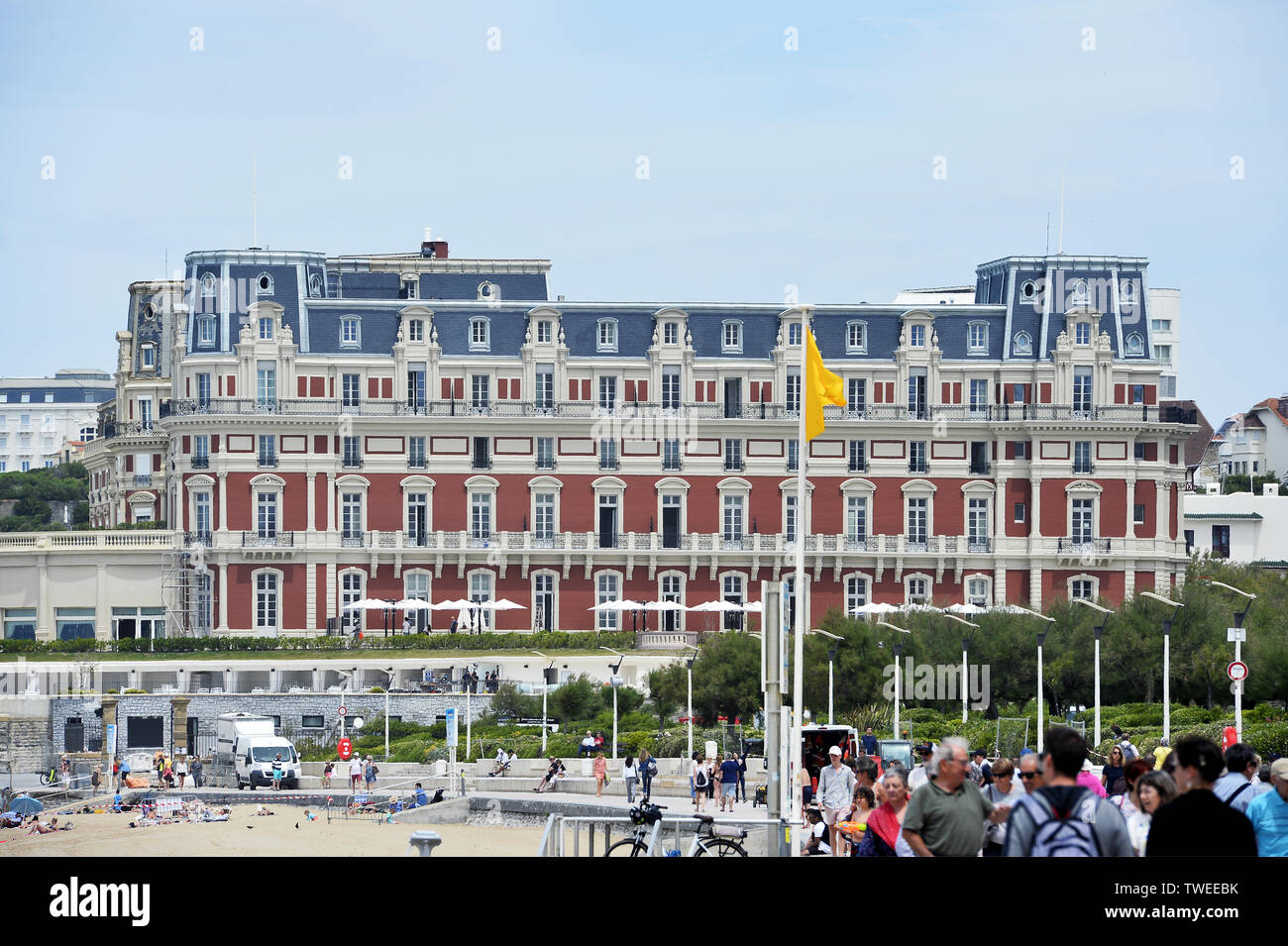 Biarritz luxury hotel building hi-res stock photography and images - Alamy