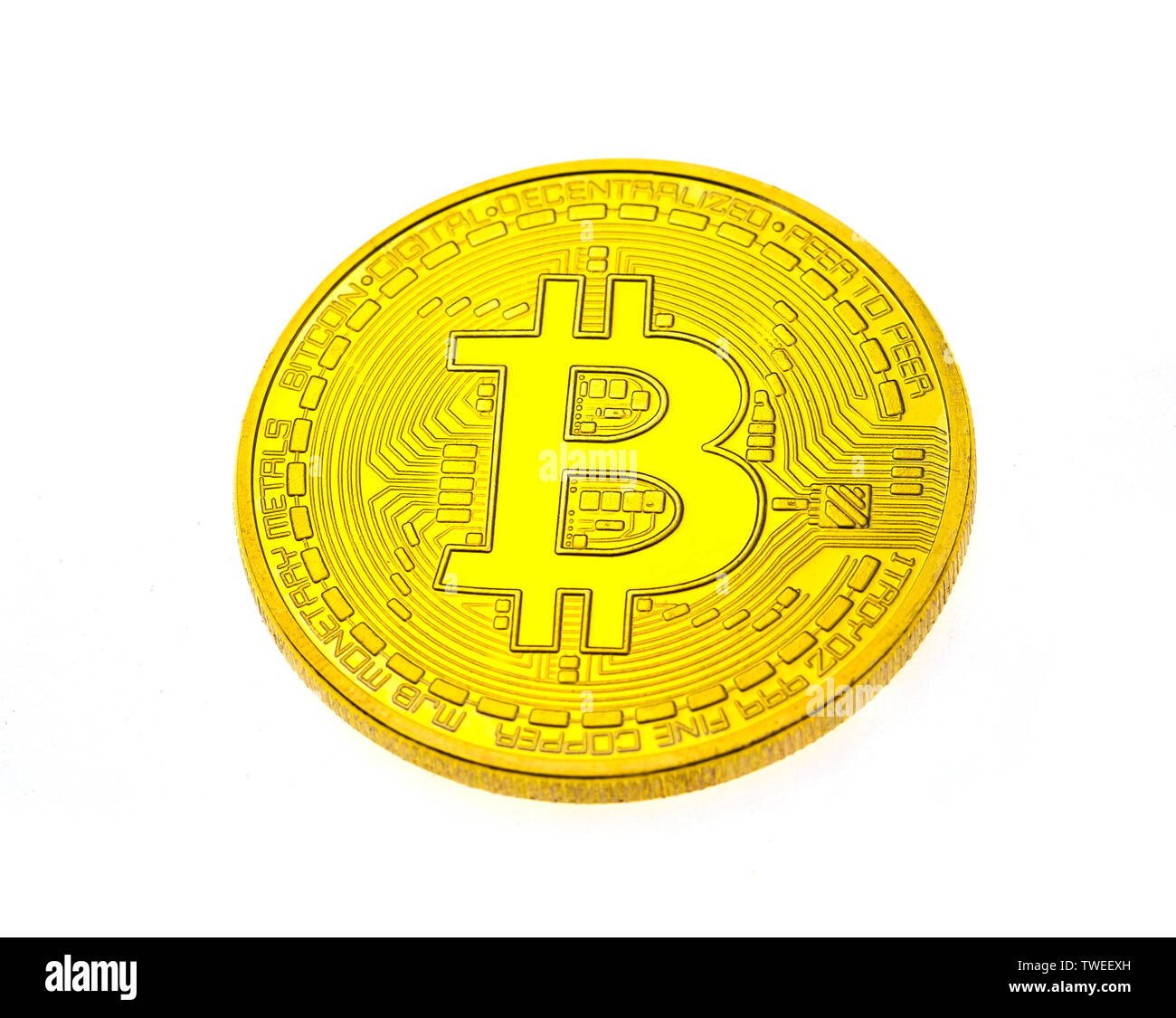 Bitcoin, block chain Stock Photo - Alamy