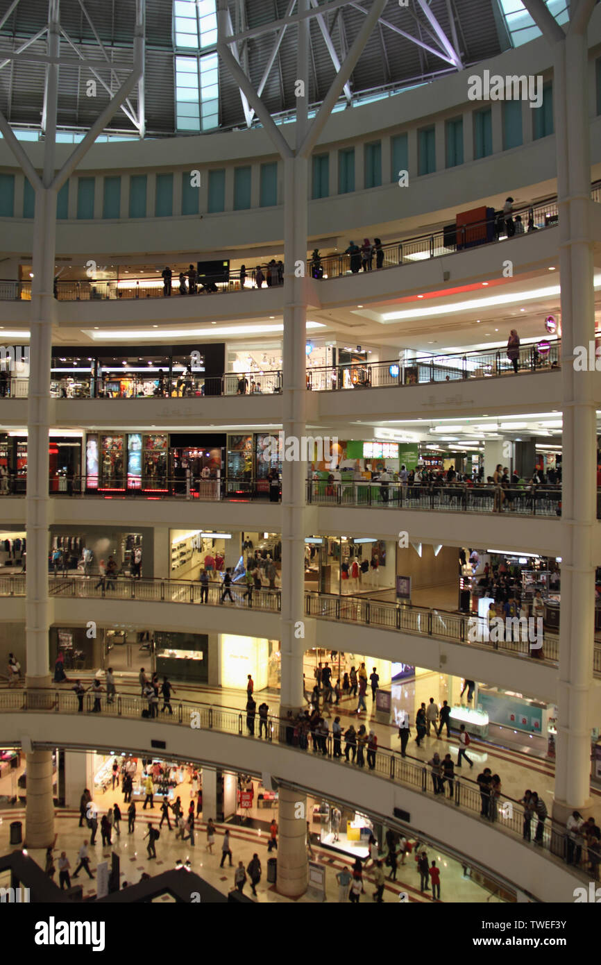 Interiors of a shopping mall, Malaysia Stock Photo - Alamy