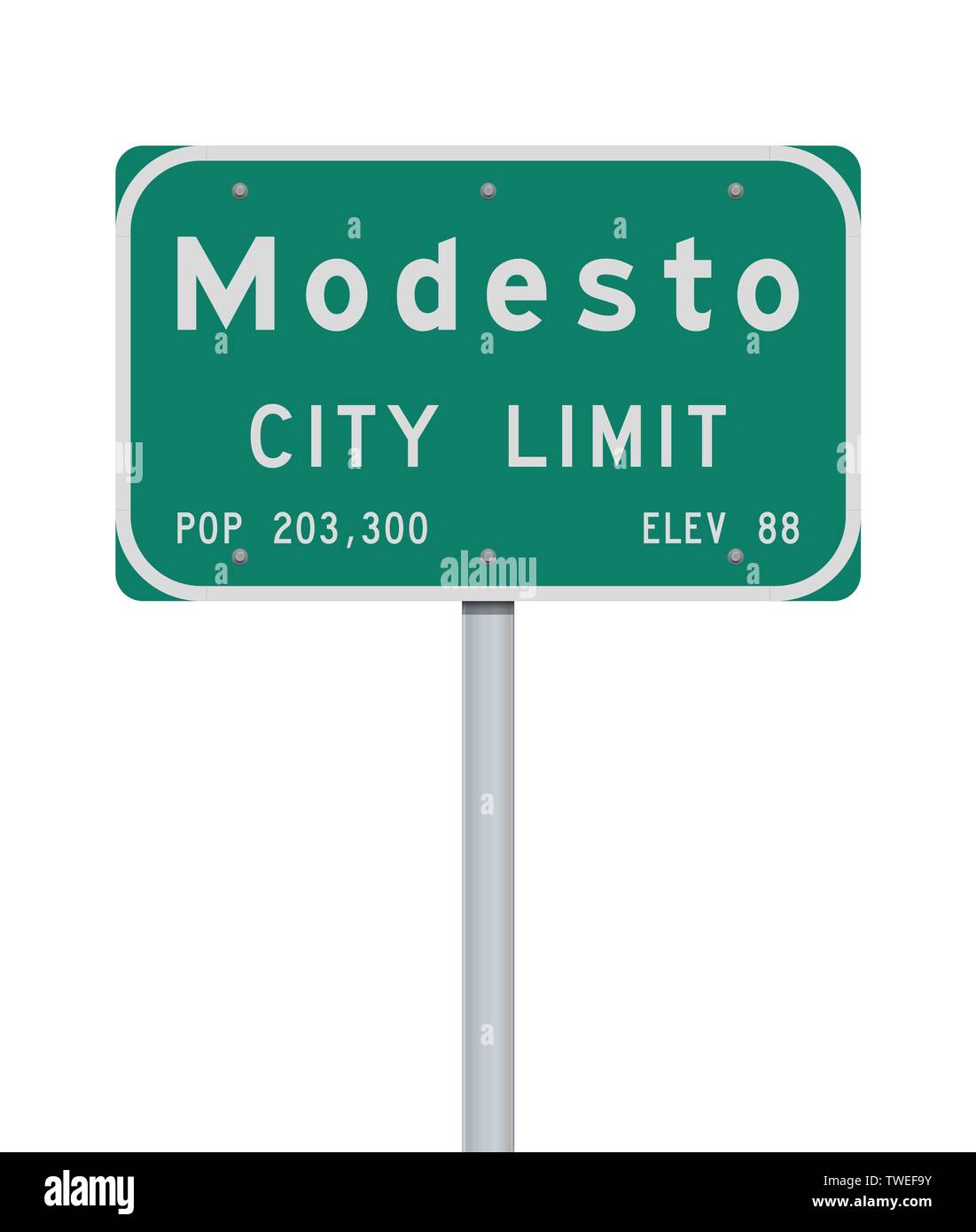 Modesto ca Stock Vector Images - Alamy