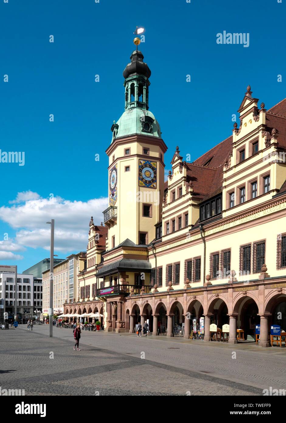 Old Town Hall with Museum of City History, Leipzig, Saxony, Germany ...