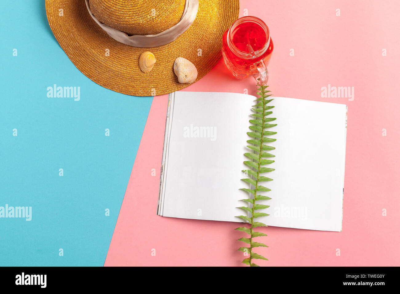 Writing Diary Summer Beach Vacation Concept Stock Photo - Alamy