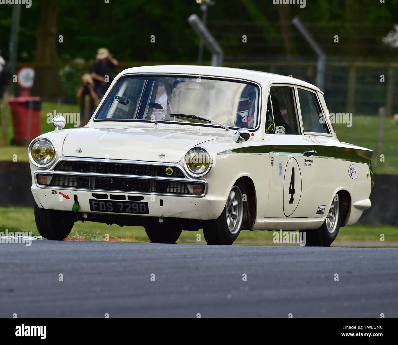 Marco Attard, Tom Ingram, Ford Lotus Cortina, Masters pre-66 touring ...