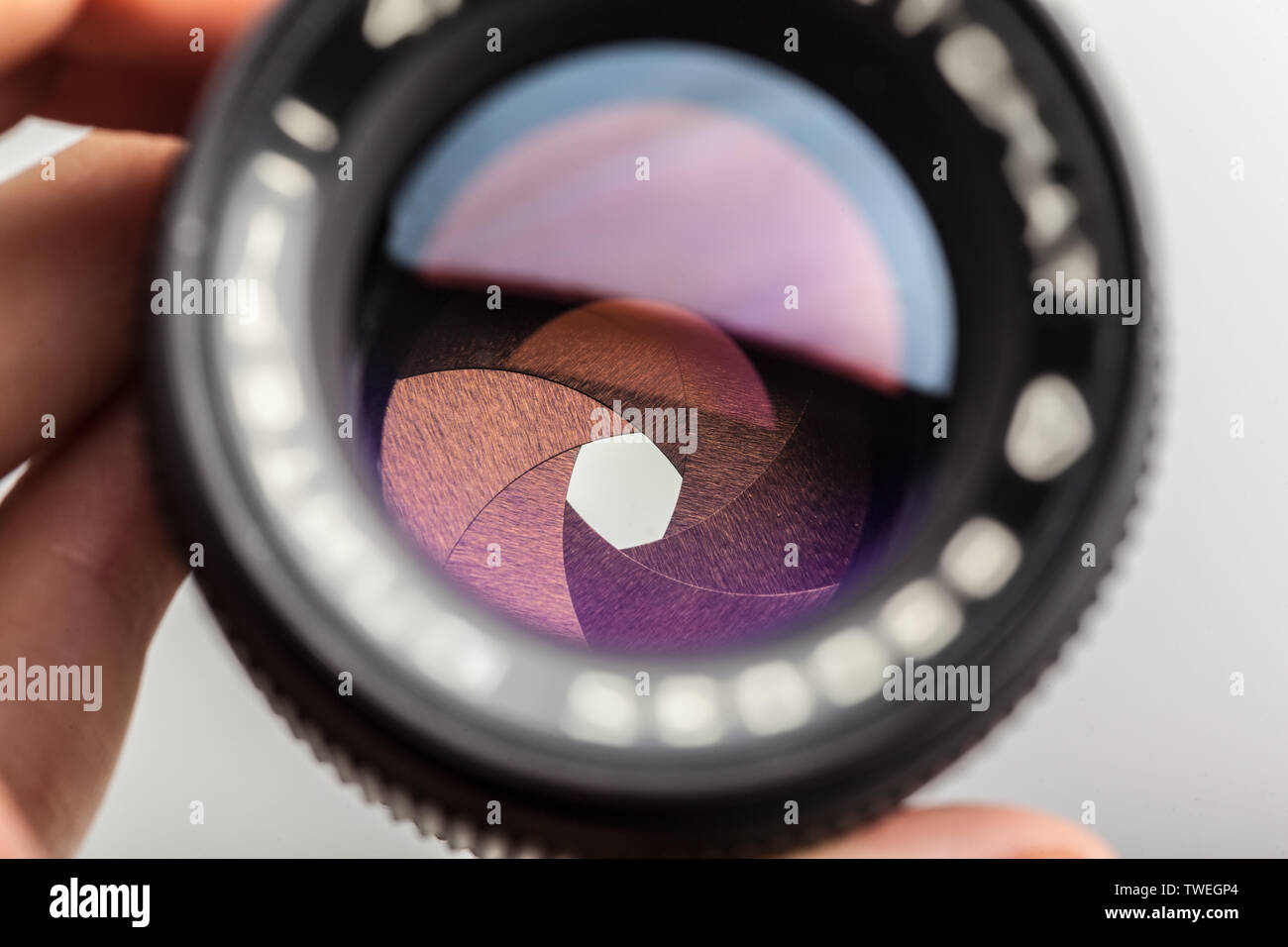 Camera lens close up Stock Photo - Alamy