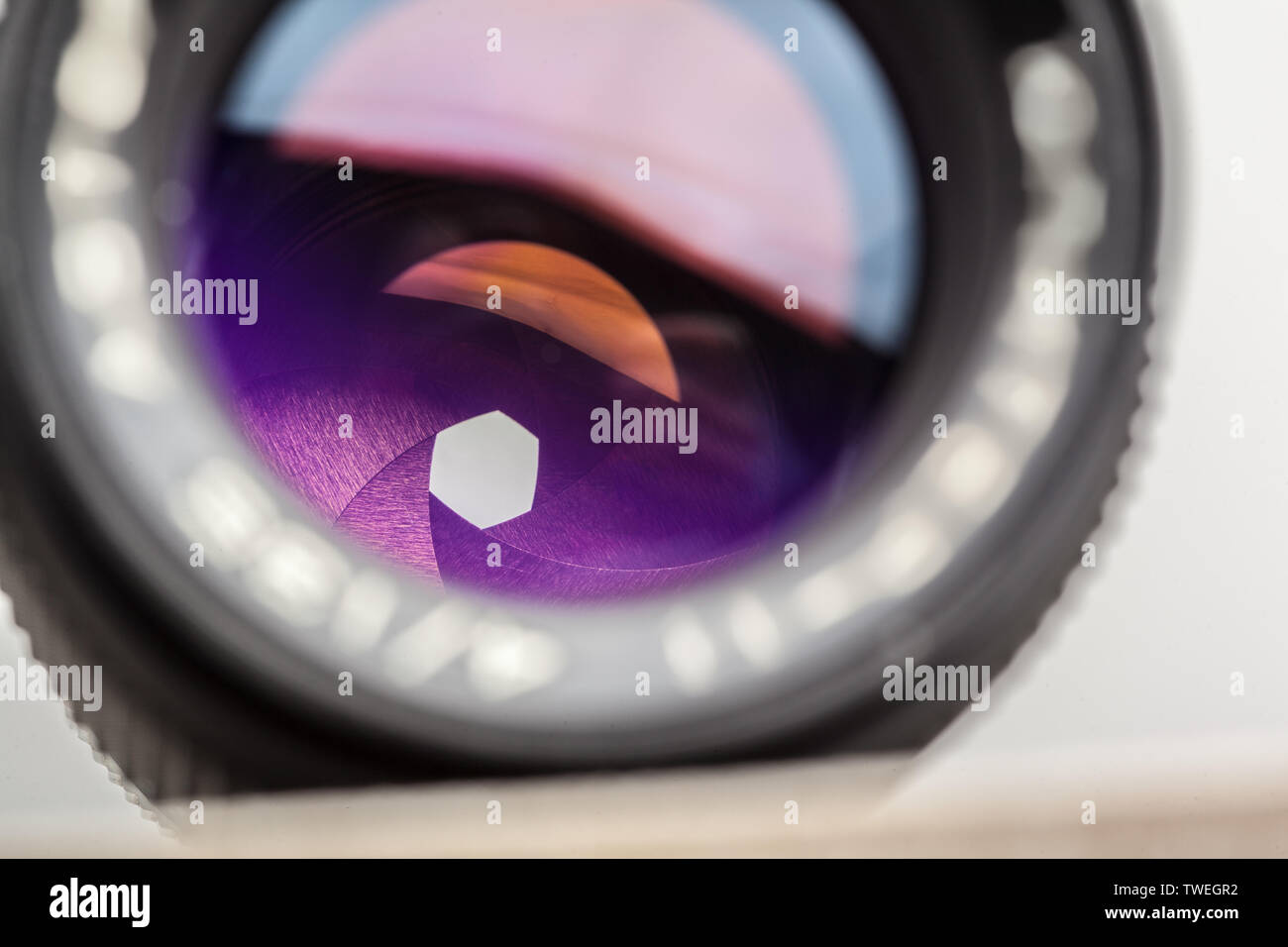 Camera lens close up Stock Photo - Alamy