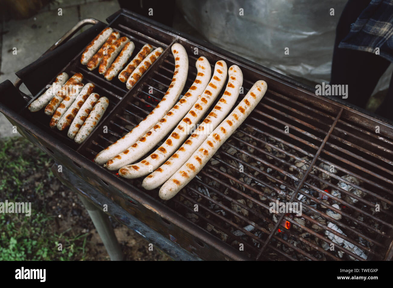 Grill top view hi-res stock photography and images - Alamy