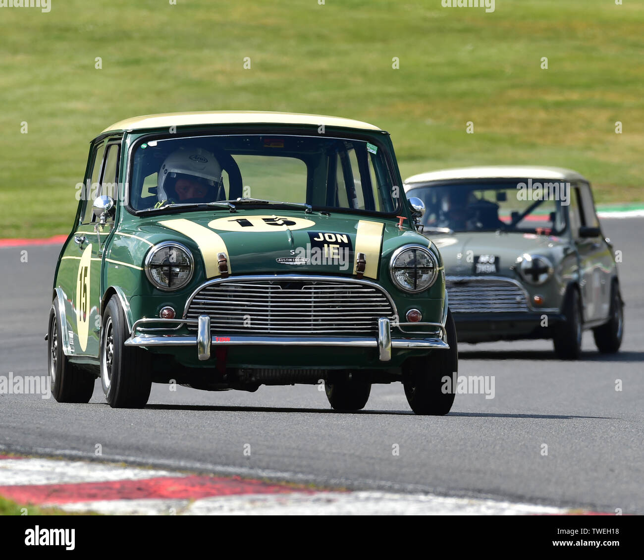 Jonathan Kent, Austin Mini Cooper S, Masters pre-66 touring cars ...