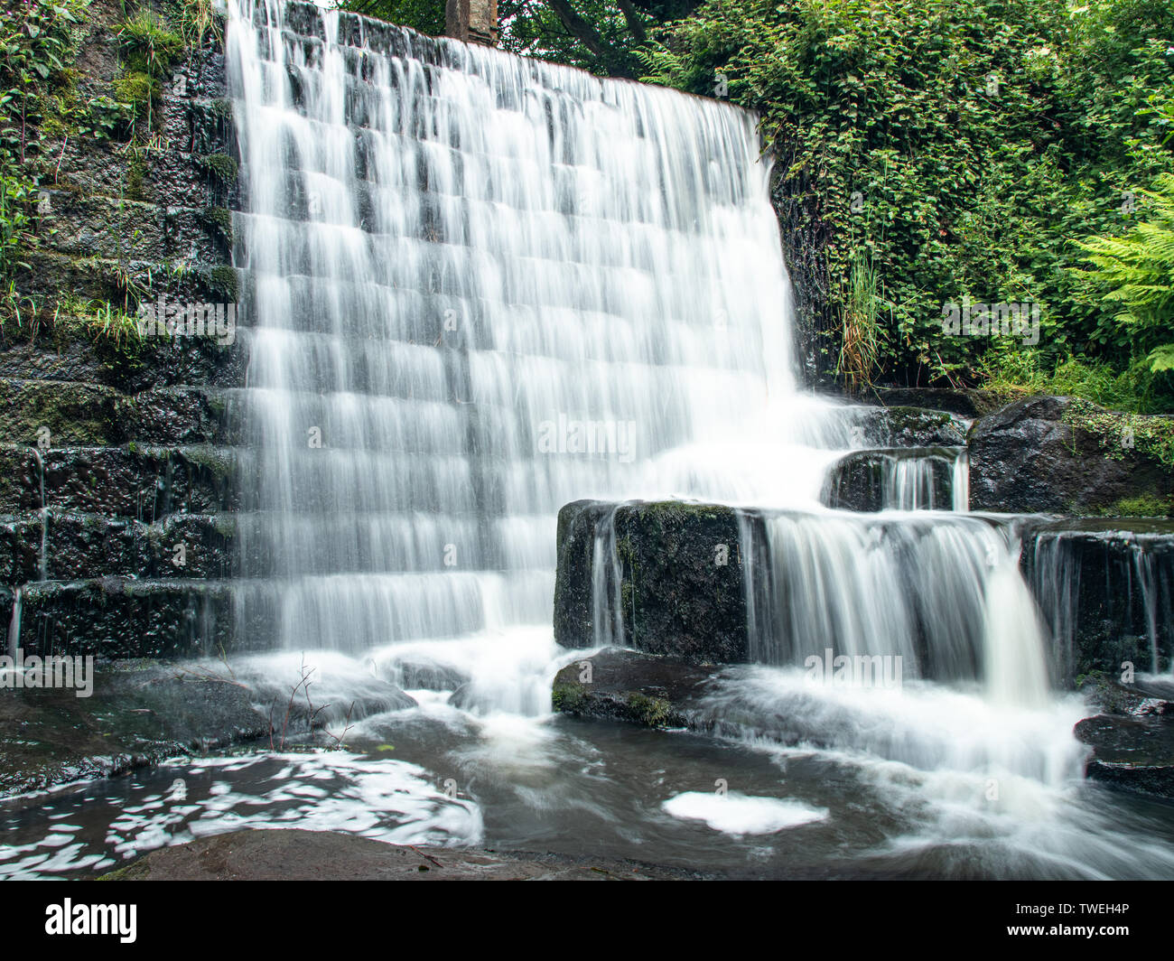 Lumsdale Falls are set along the Lumsdale Valley, a short walk from ...