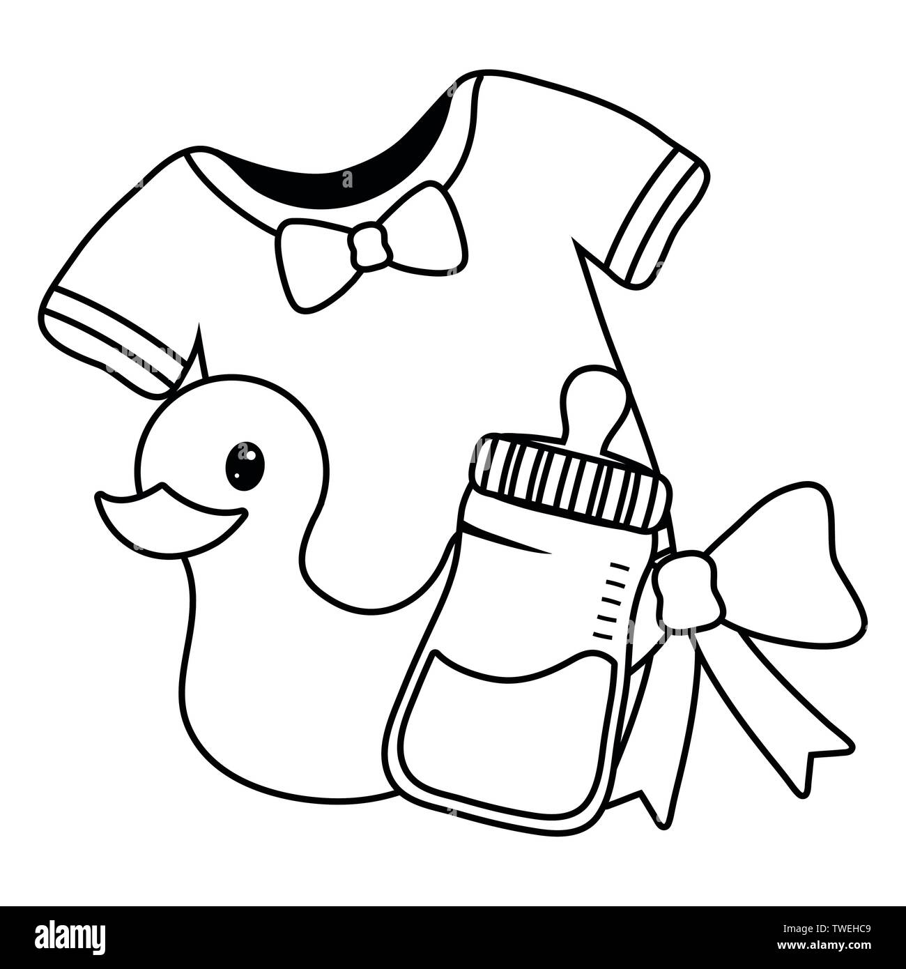 Baby symbol design, Childhood infant birth decoration present little ...