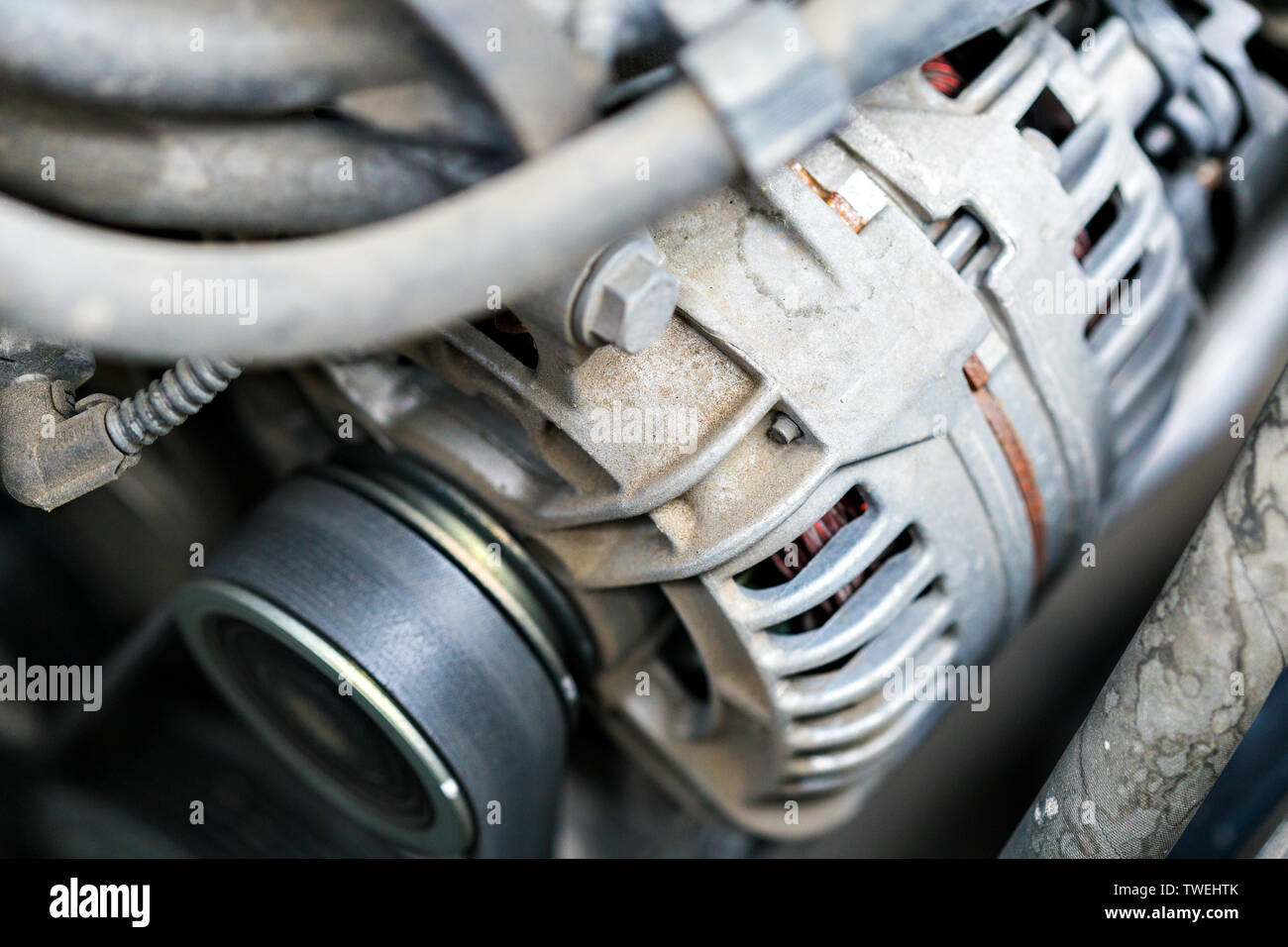 The car engine, engine compartment, Car Engine background Stock Photo ...